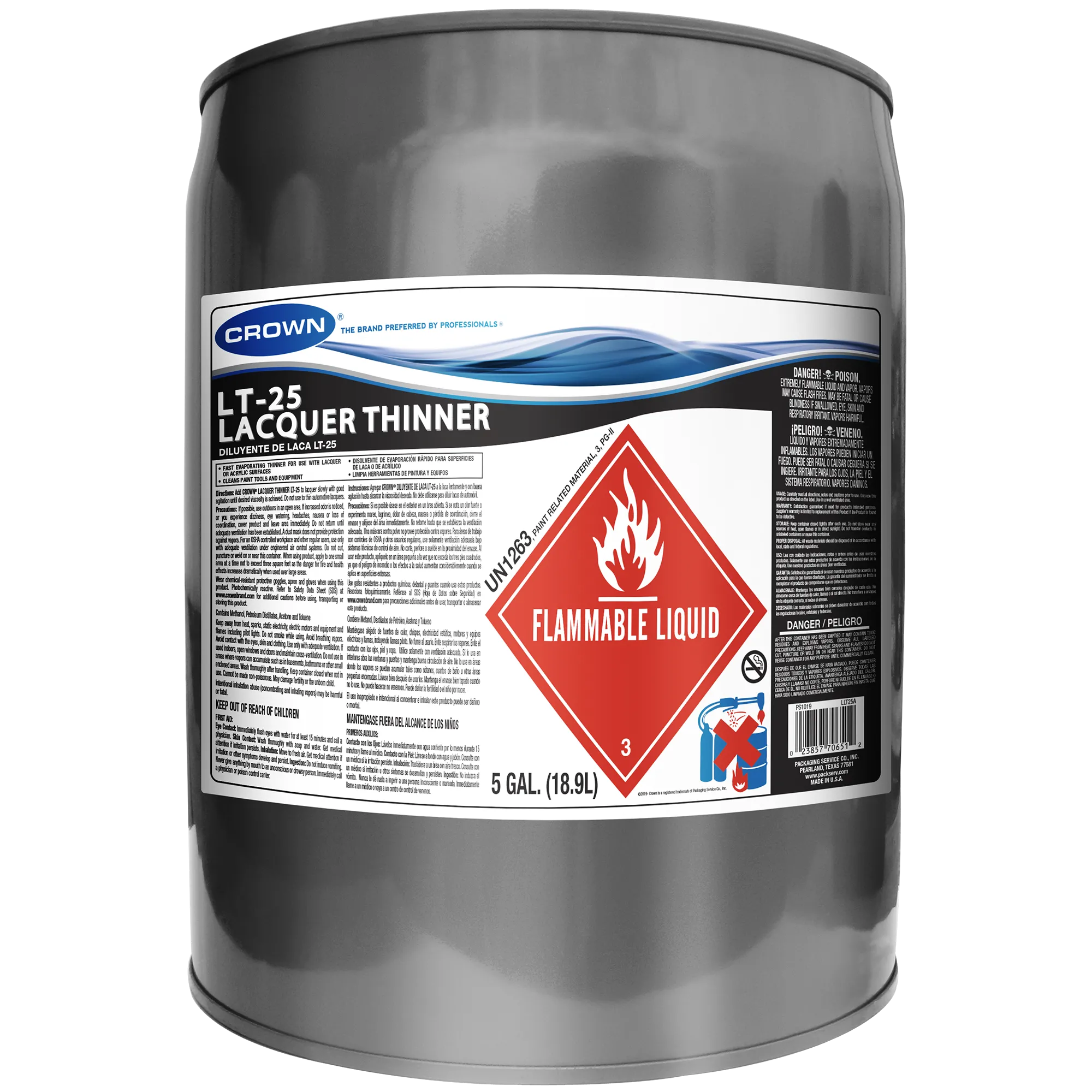 LT-25 Lacquer Thinner | Crown